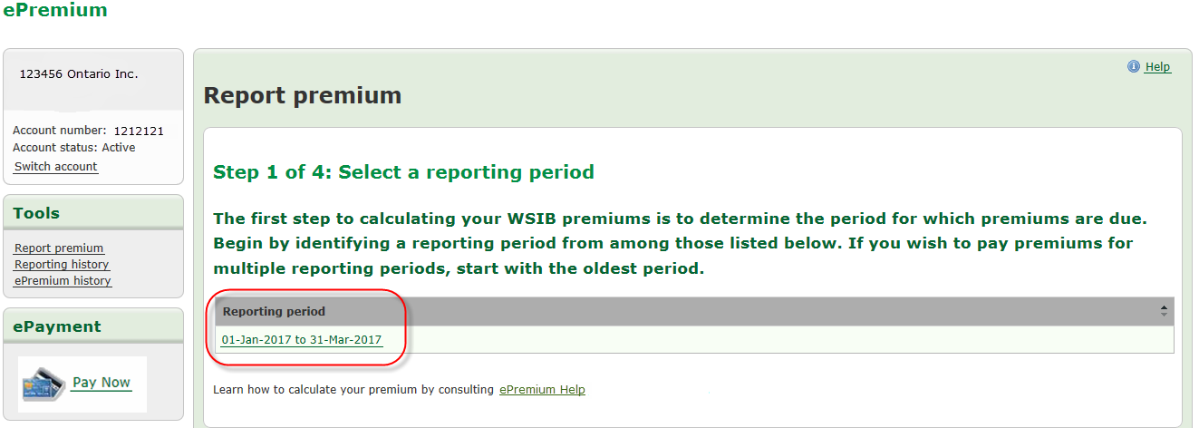 Premiums and payment FAQs | WSIB