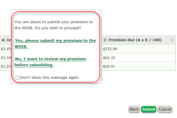 Premiums and payment FAQs | WSIB