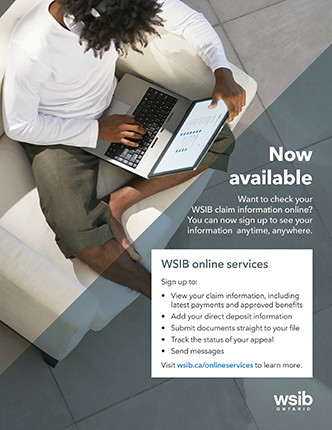 Online services for people with claims information toolkit | WSIB