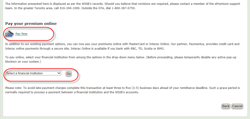Premiums and payment FAQs | WSIB